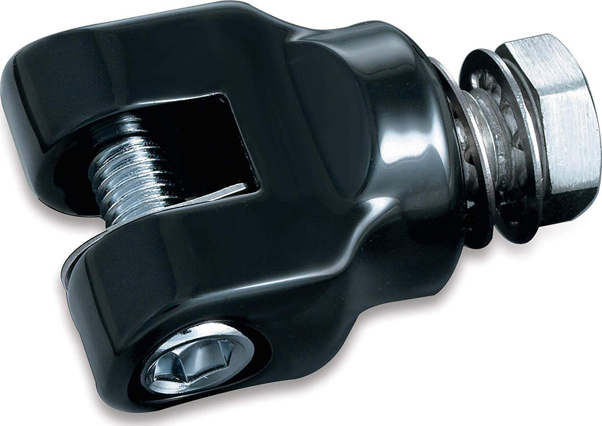 Footpeg Mounts with 1/2"-13 Mounting Bolts, Black Short, 1 Pair ...