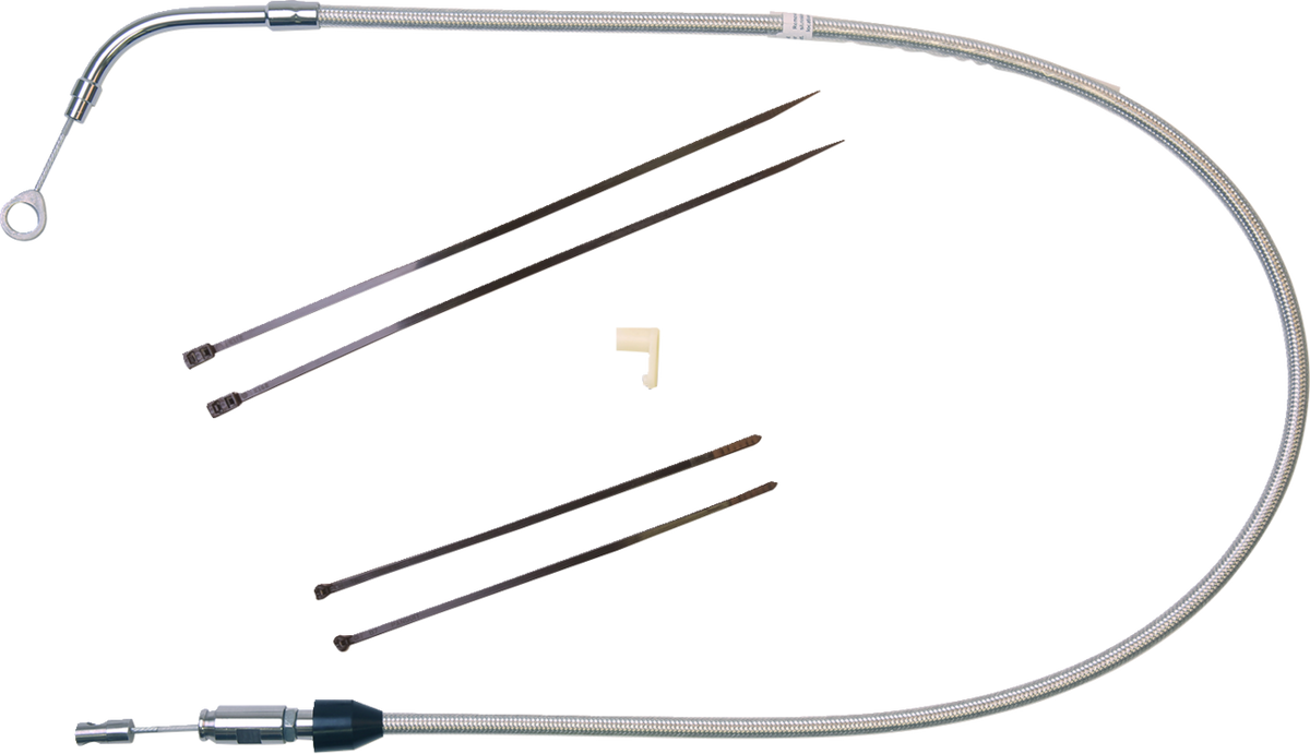 Polished Stainless Quick Connect Upper Clutch Cable - 47" – Factory 47