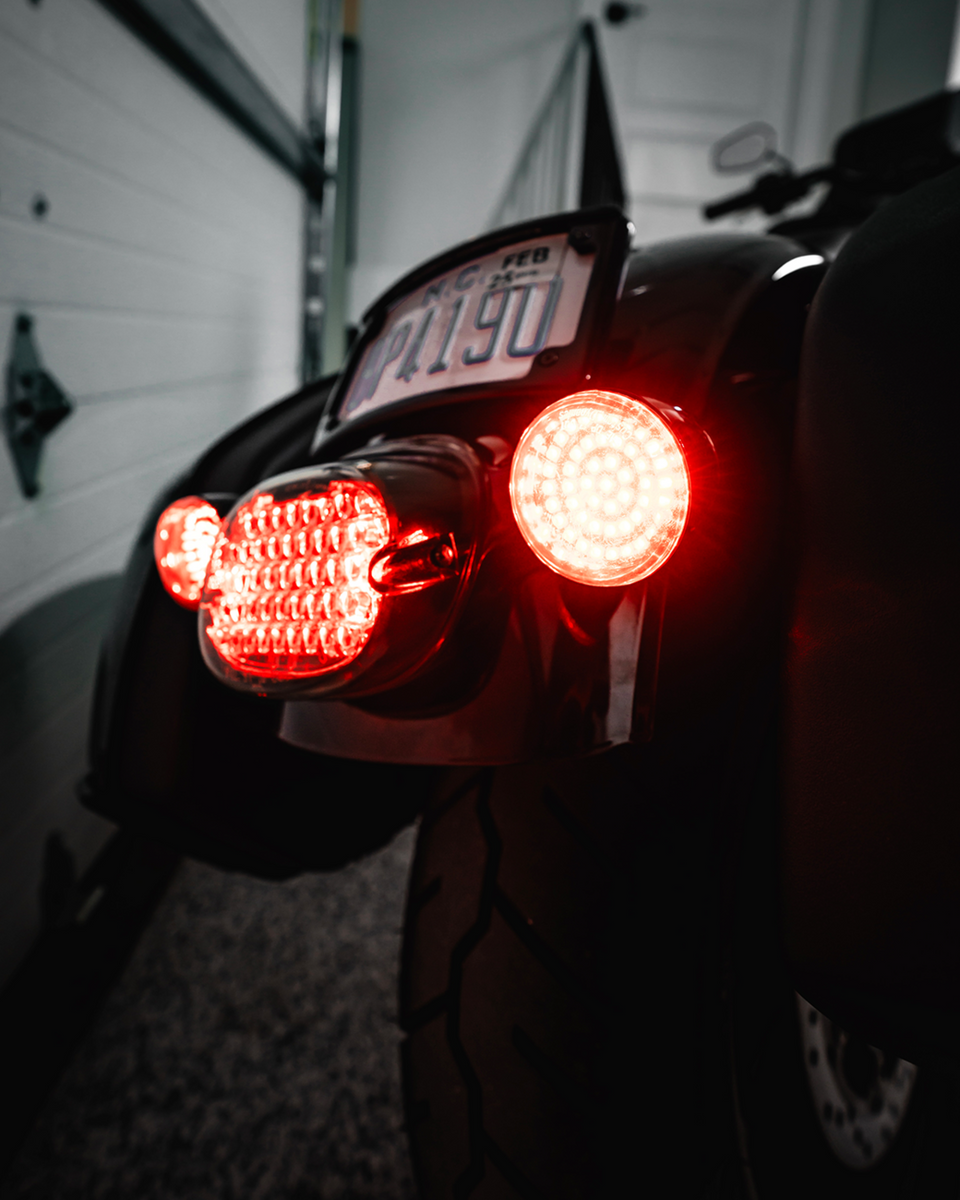 Genesis® 4 Solid Red Bullet Rear Turn Signal Insert – Factory 47