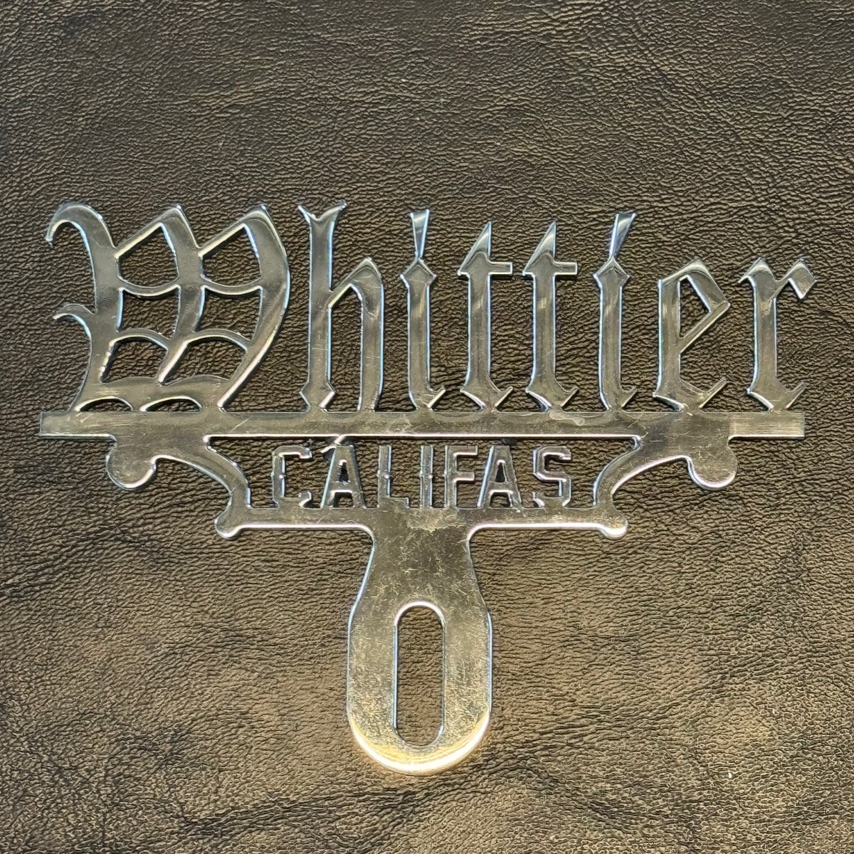 Whittier Califas License Plate Topper – Factory 47
